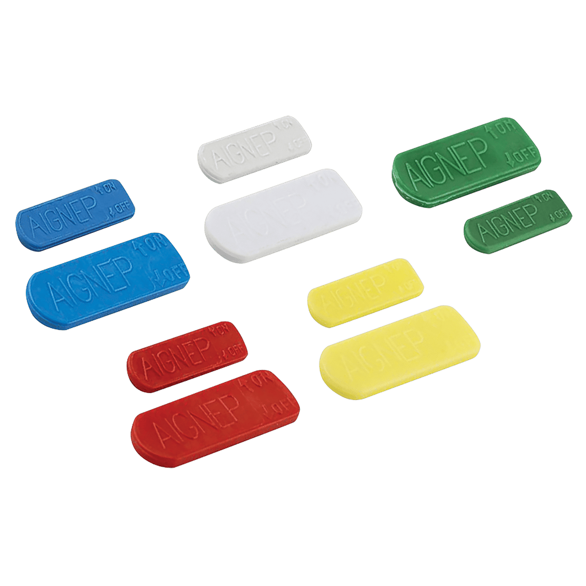 Aignep 1/2"-3/4" Brass Ball Valve Handle Insert White 6920-B-W ...