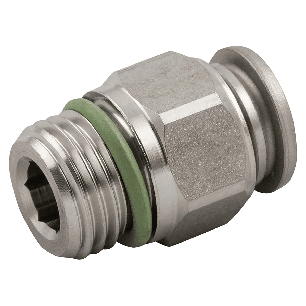 Aignep 10MM OD X 3/8" BSPP Male Stud 316 SS 60020-10-3/8 | FluidAirFittings