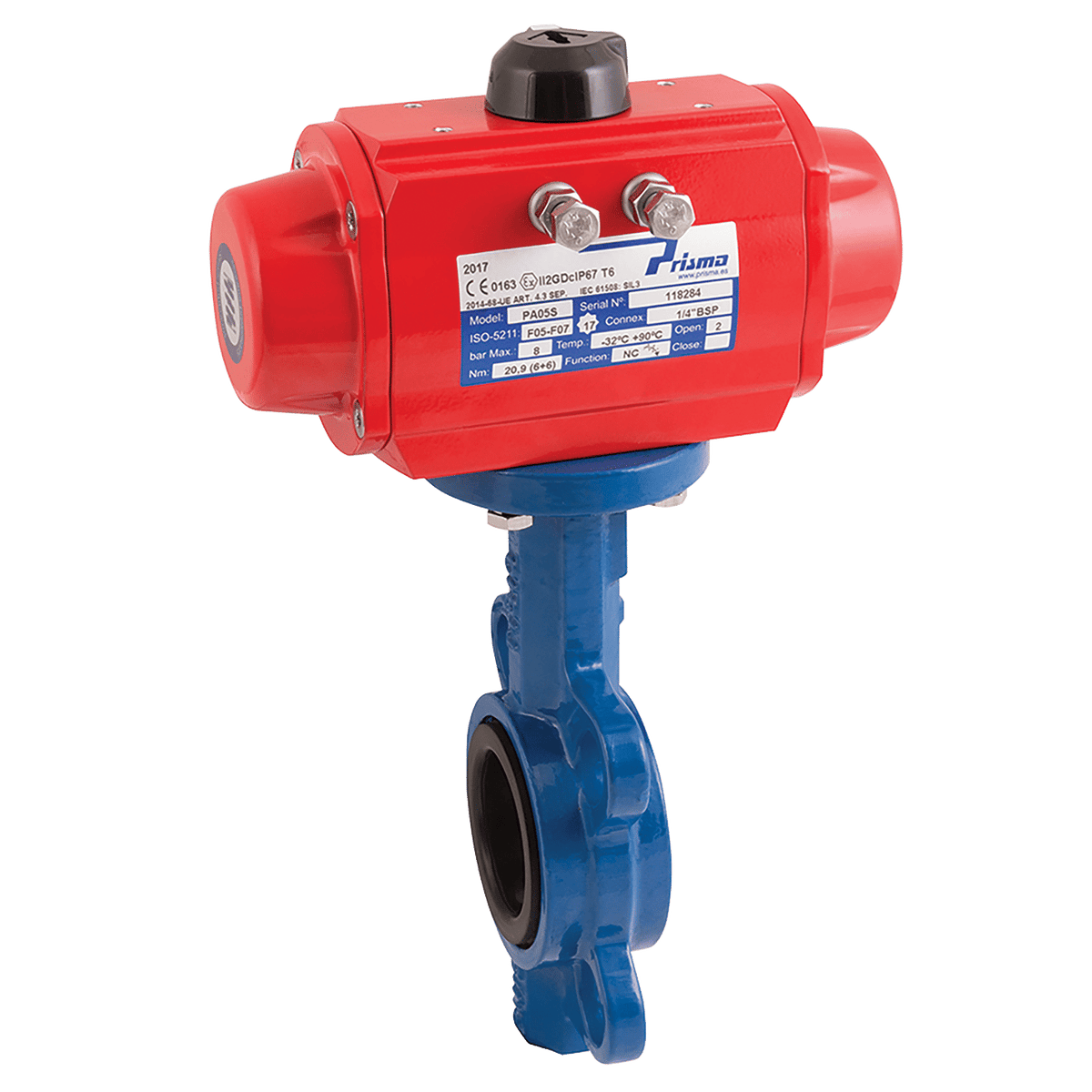 FT Pro 6" Wafer B/Fly Valve CI/Ss/EP DA DA/150SSEP | FluidAirFittings