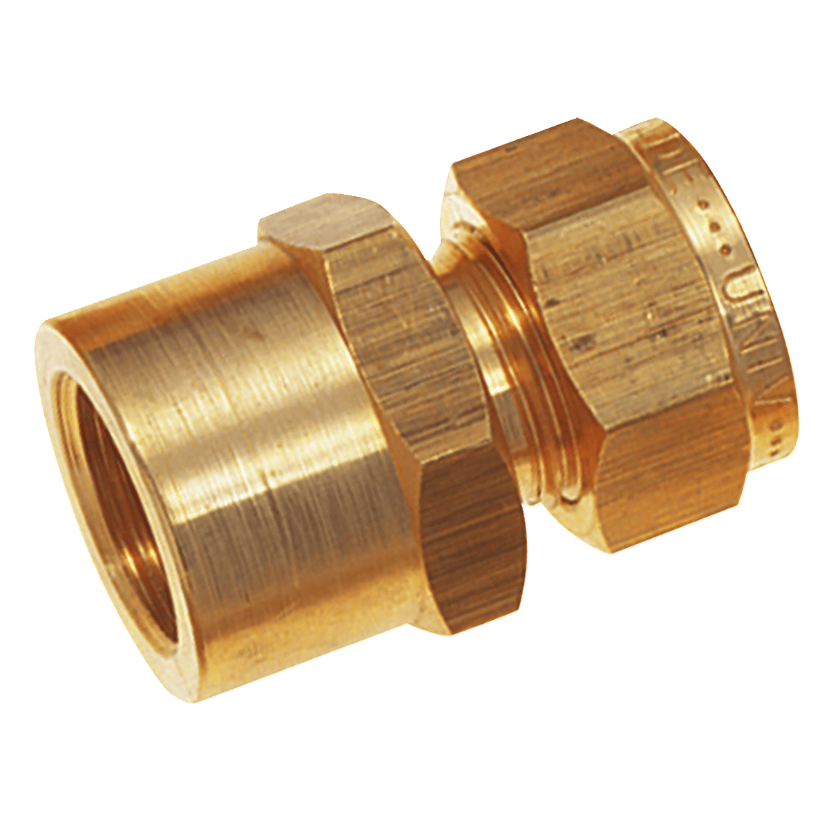 Wade 1/2" BSPP Female X 1/4" OD Female Pressure Connector WADE-4083/11