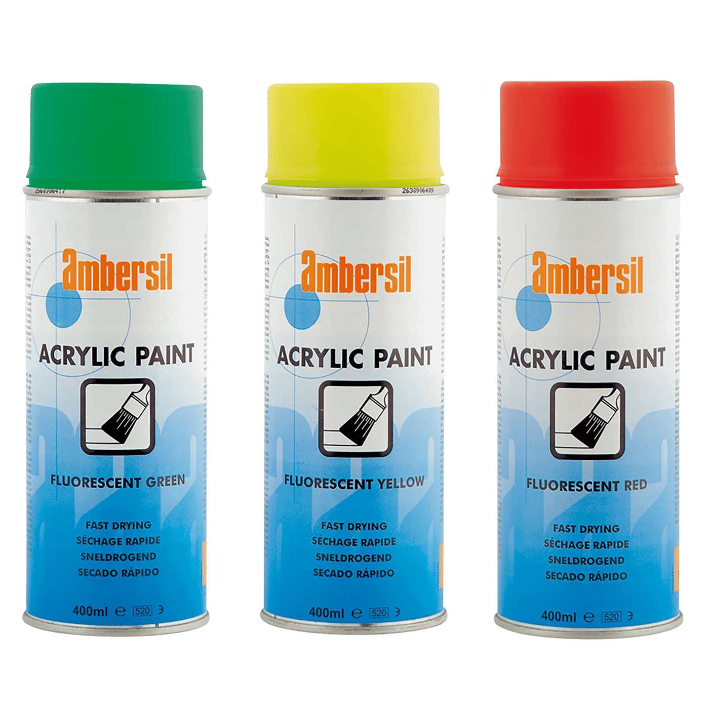 Ambersil Acrylic Paint Fluorescent Red 6180400014 | FluidAirFittings