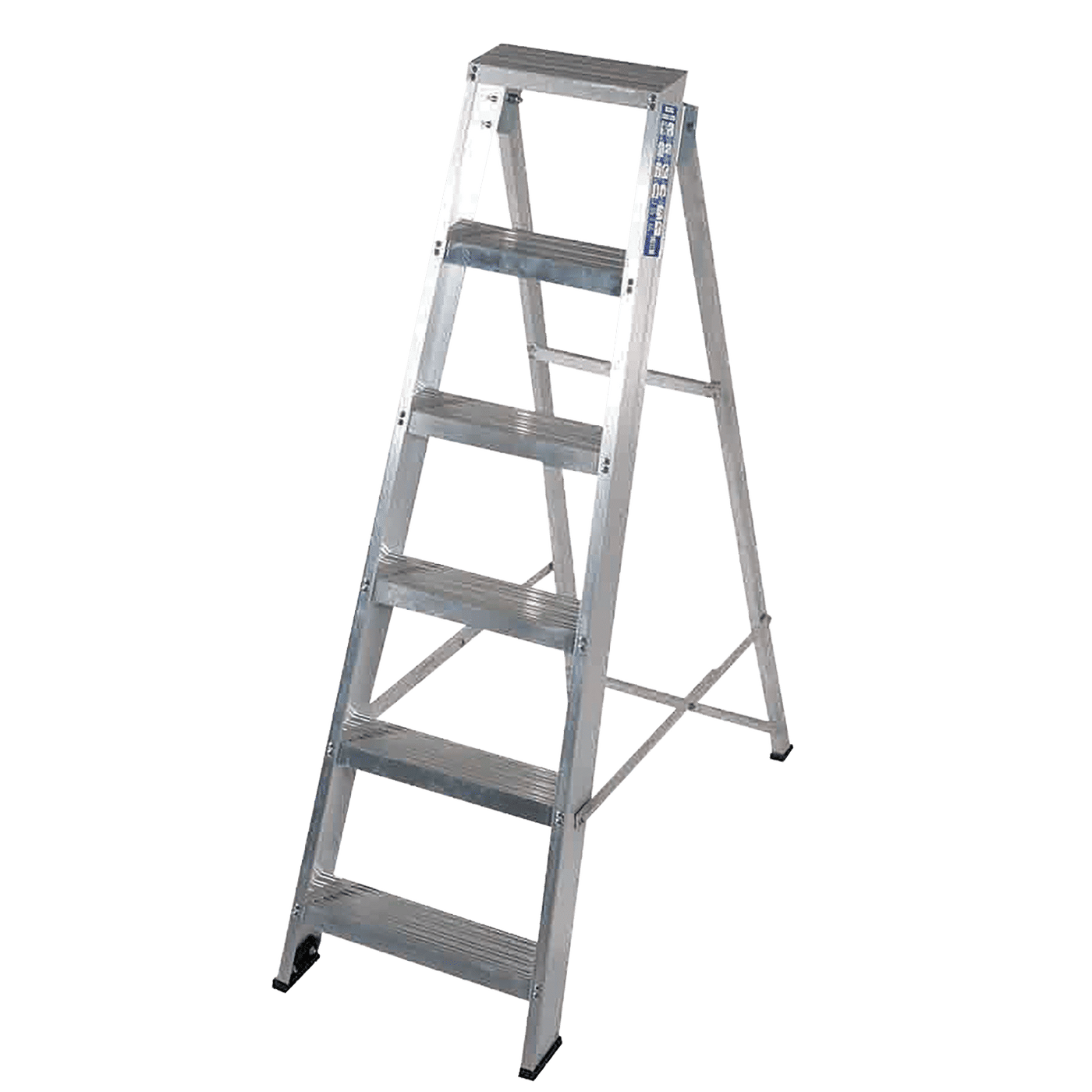 10-TREAD ALU. SWING BACK PLATFORM STEP LADD-SB10 | FluidAirFittings