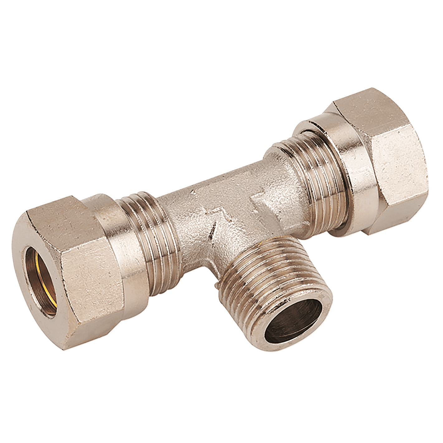 Aignep 1/2" BSPT Male X 12MM OD Male Stud Branch Tee 2018-6169 ...