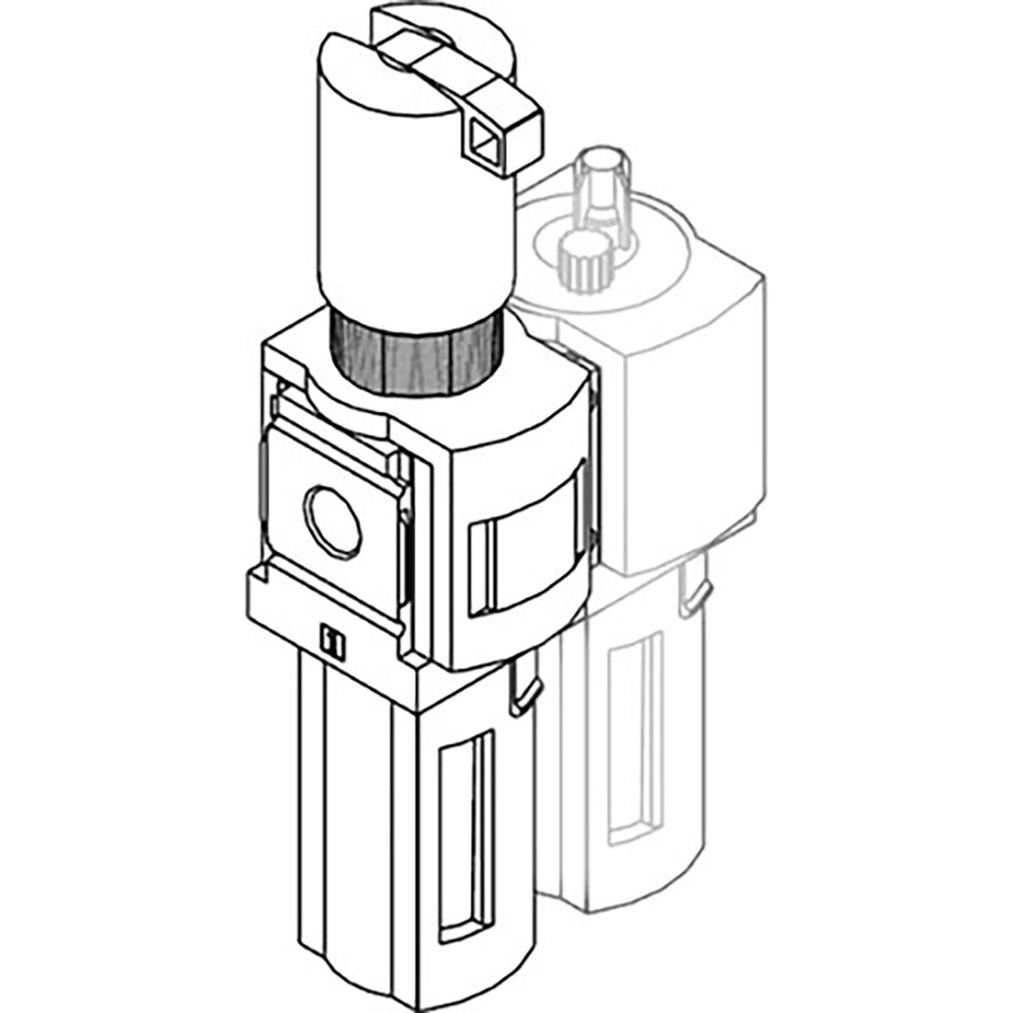 Festo 1/2" Service Unit Filter-Regulator-Lubricator 530245 ...