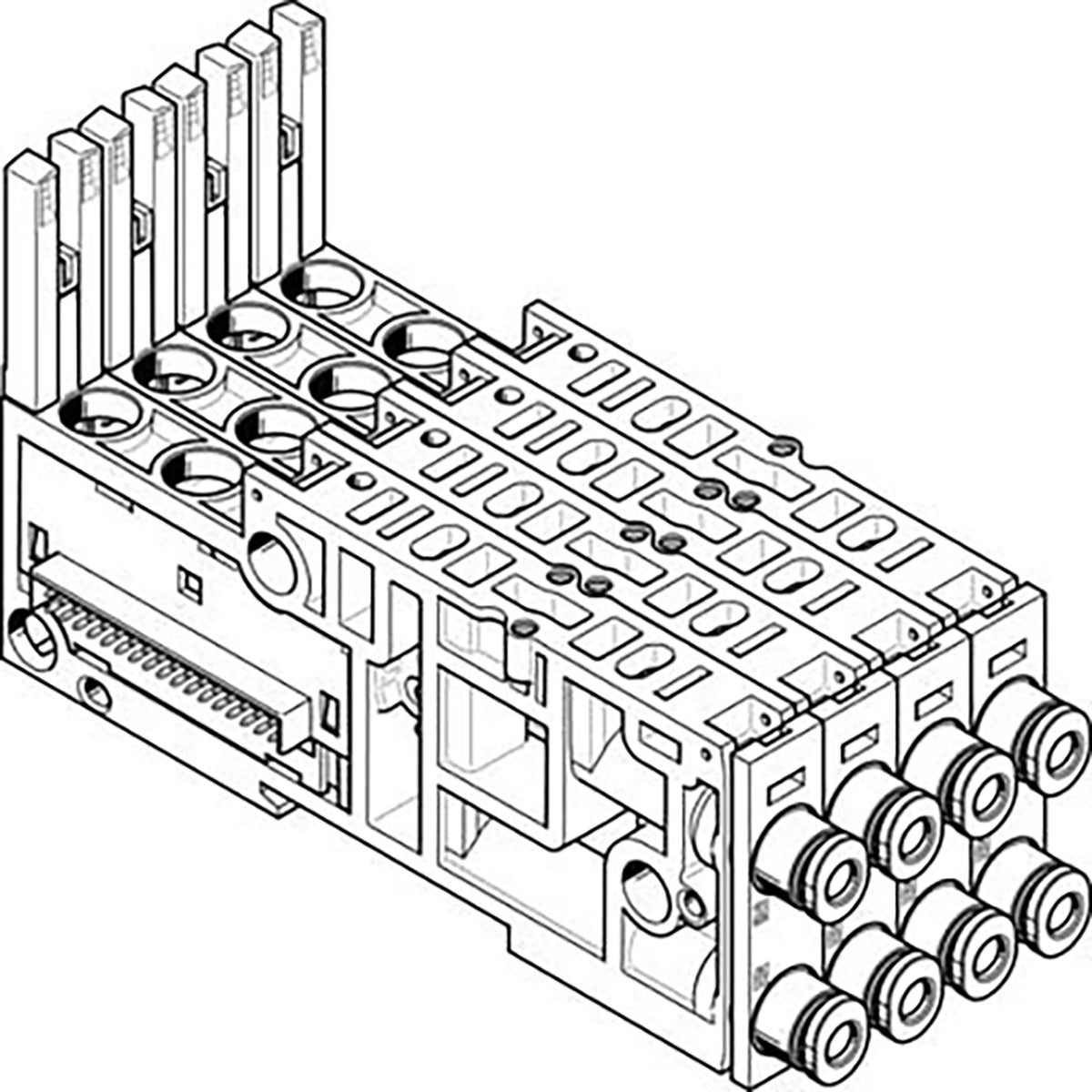 Festo VMPAL-AP-4X14-QS8-2 Sub-Base 561086 | FluidAirFittings