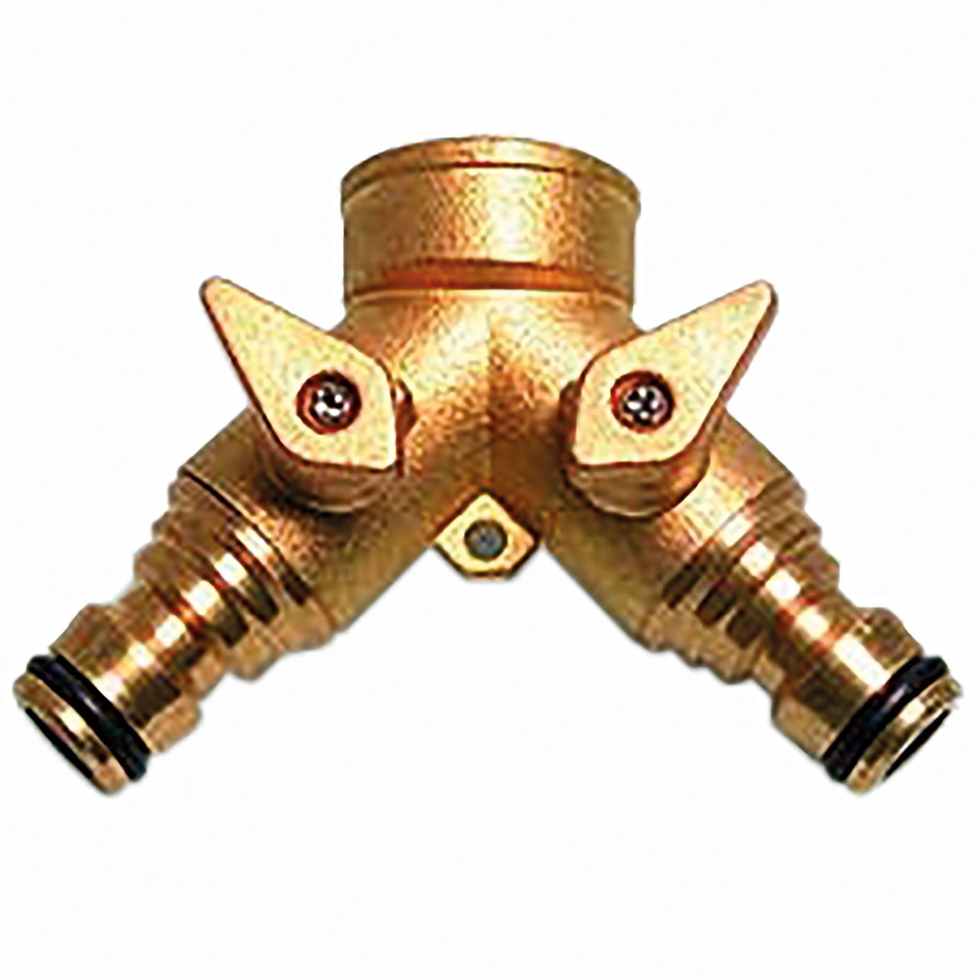 3/4" BSP Inlet Double Outlet Hose Connector 500116 | FluidAirFittings