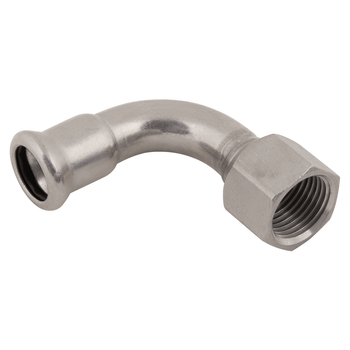 M-Press 22MM X 3/4" Bend 90° Female SS 316 1232022034