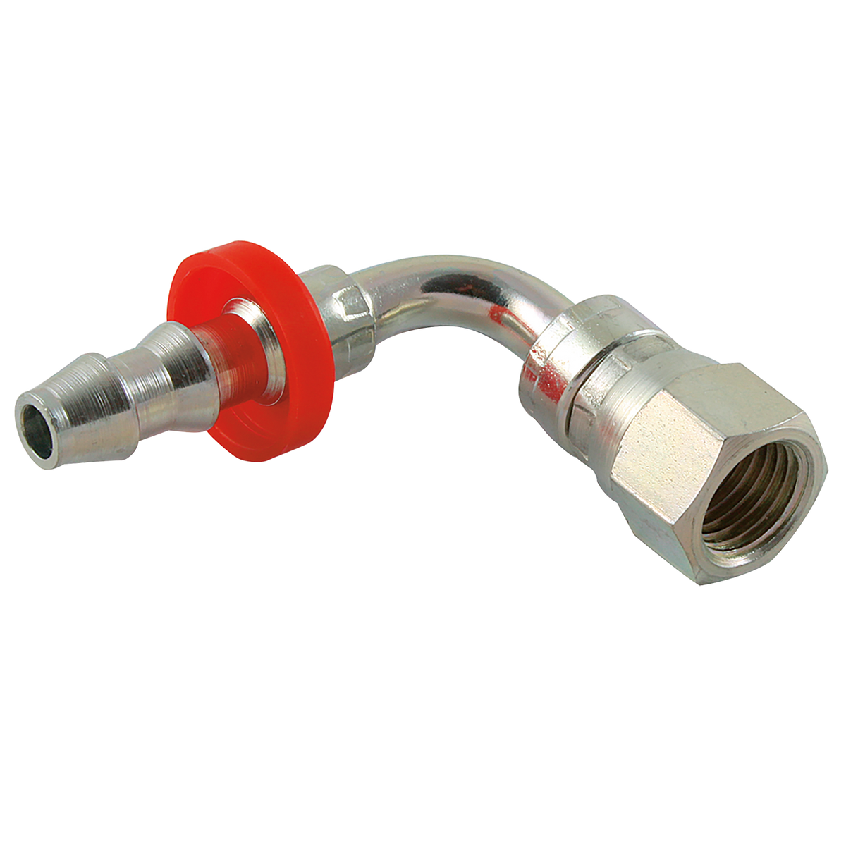 PSBF8908CF - 1/2" BSP Female x Hose Tail 90° Elbow | FluidAirFittings