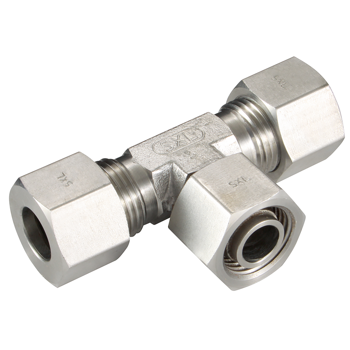 PH Industrie M30 X 2 Metric X 20MM OD Tee EVT-20S | FluidAirFittings