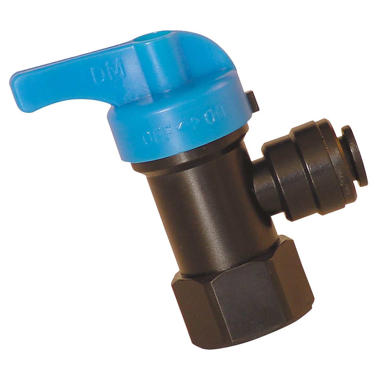 DMFIT 1435613 - 1/4" BSPP Plastic Ball Valve Food Grade | FluidAirFittings