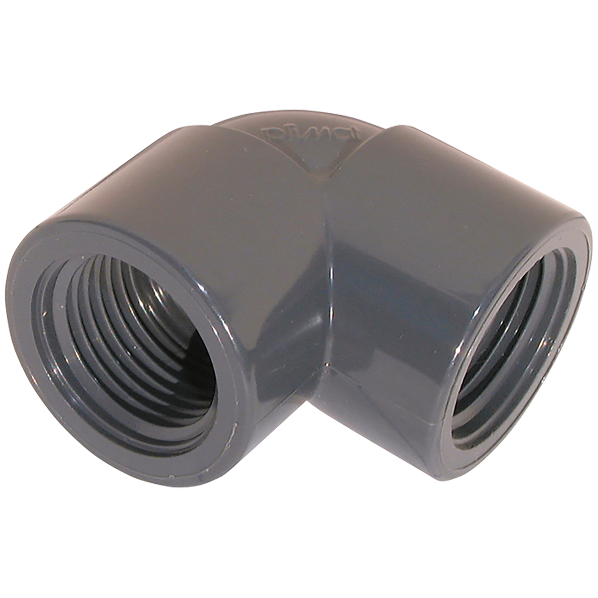 Comer PVE1 - 1" BSP Female Equal 90° PVC — FluidAirFittings