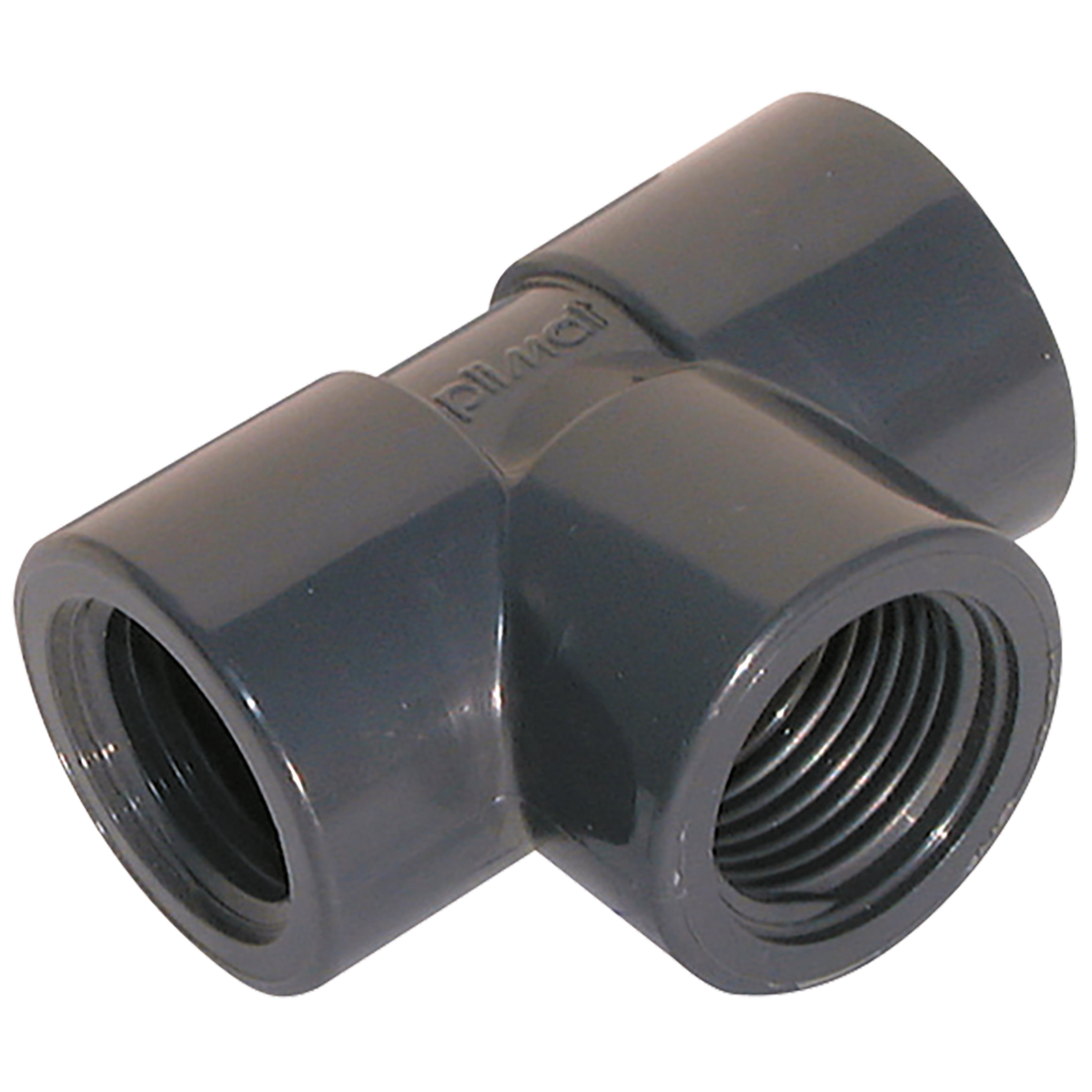 Comer PVT3 - 3" BSP Female Equal Tee PVC — FluidAirFittings