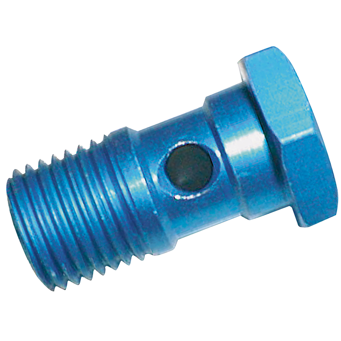 Air-Pro 80351000 - 1/8" BSPT Blue Aluminium Banjo Bolt | FluidAirFittings