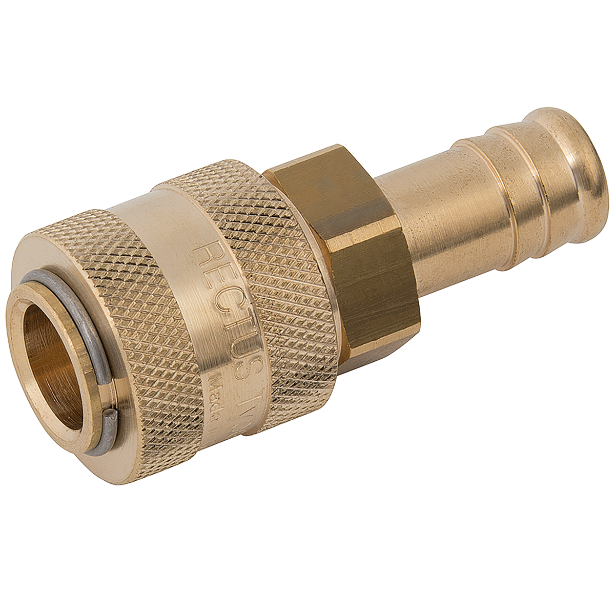 Parker Rectus Tema 13KATF6MPX - 1/4" Hosetail Coupling Brass Unplated ...