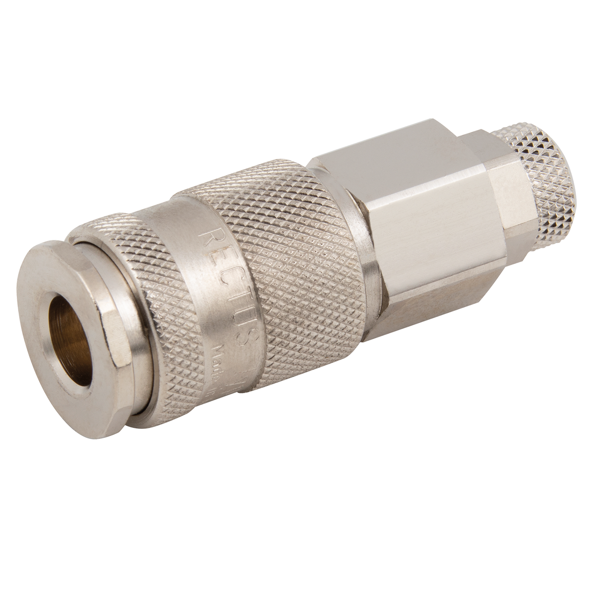 Parker Rectus Tema 18KAKO10MPN - 8 x 10mm Hose Coupling Brass Nickel ...