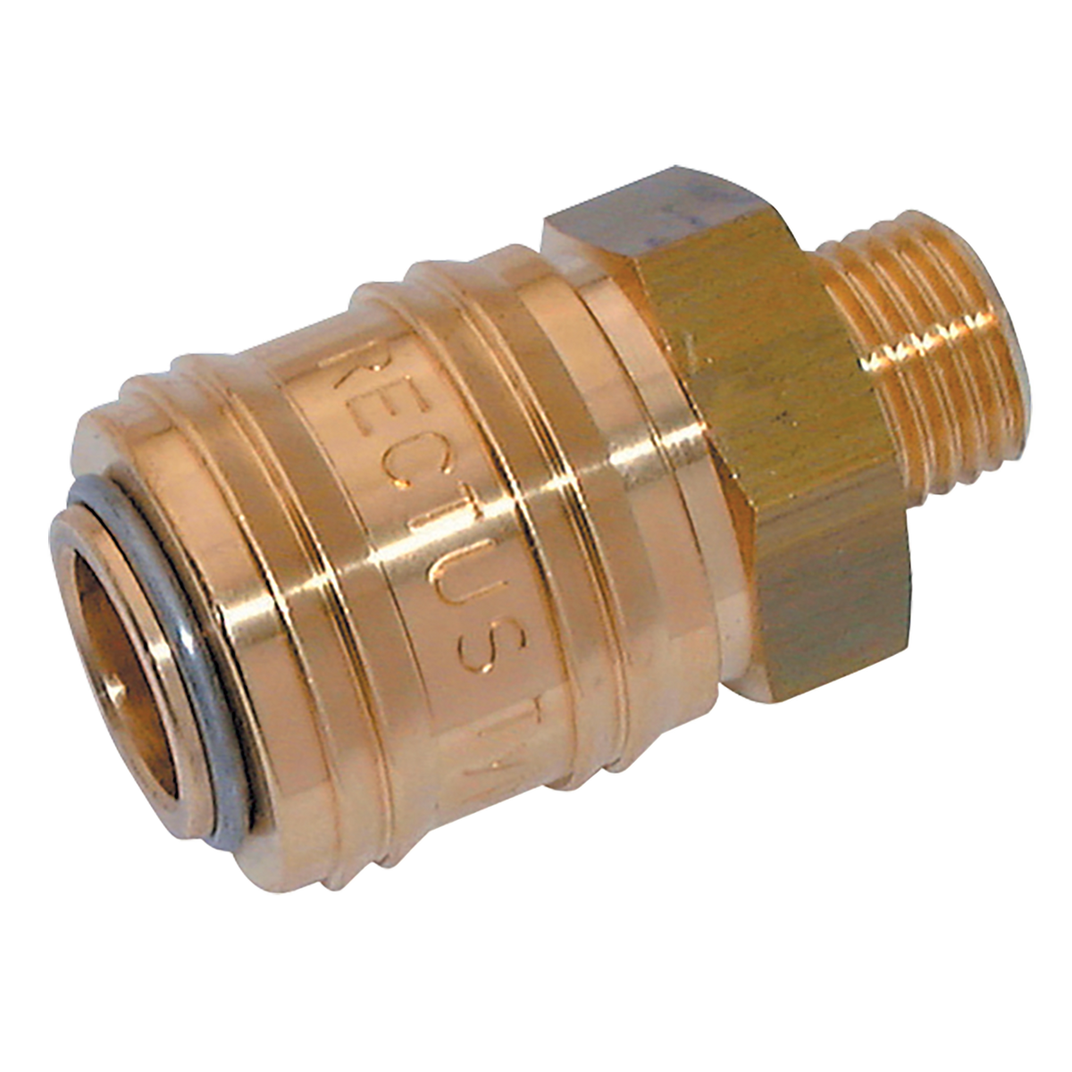 Parker Rectus Tema 24KAAW13MPX - 1/4" BSPP Male Coupling — FluidAirFittings