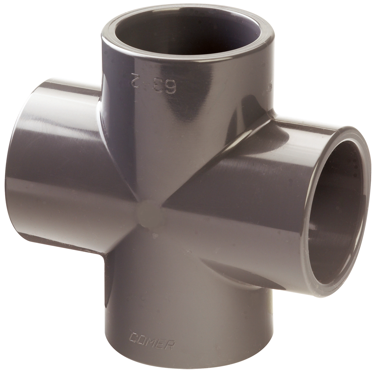 Comer x-50-UPVC - 50mm UPVC Cross | FluidAirFittings