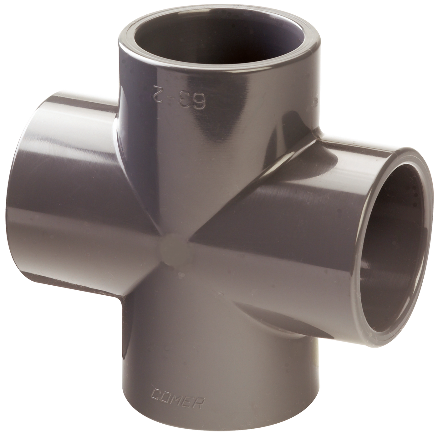 Comer x-50-UPVC - 50mm UPVC Cross | FluidAirFittings