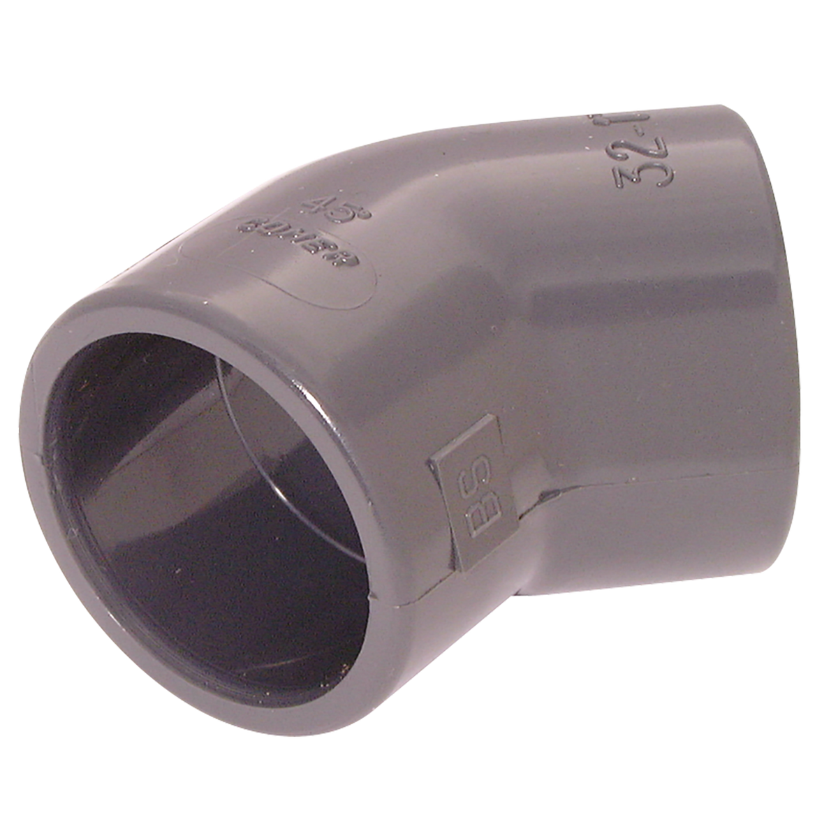 Comer EY53-3-UPVC - 3" I/D Solvent Elbow 45° UPVC D Grey | FluidAirFittings
