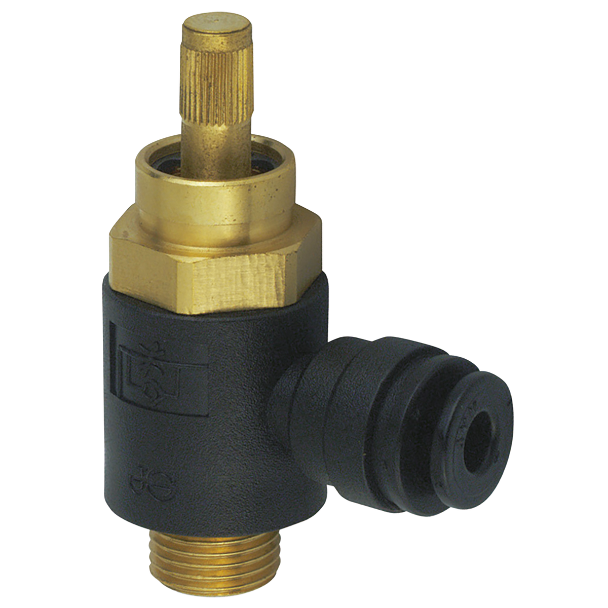 John Guest CFM36612E - 6mm O/D x1/4"Banjo Flow Control — FluidAirFittings
