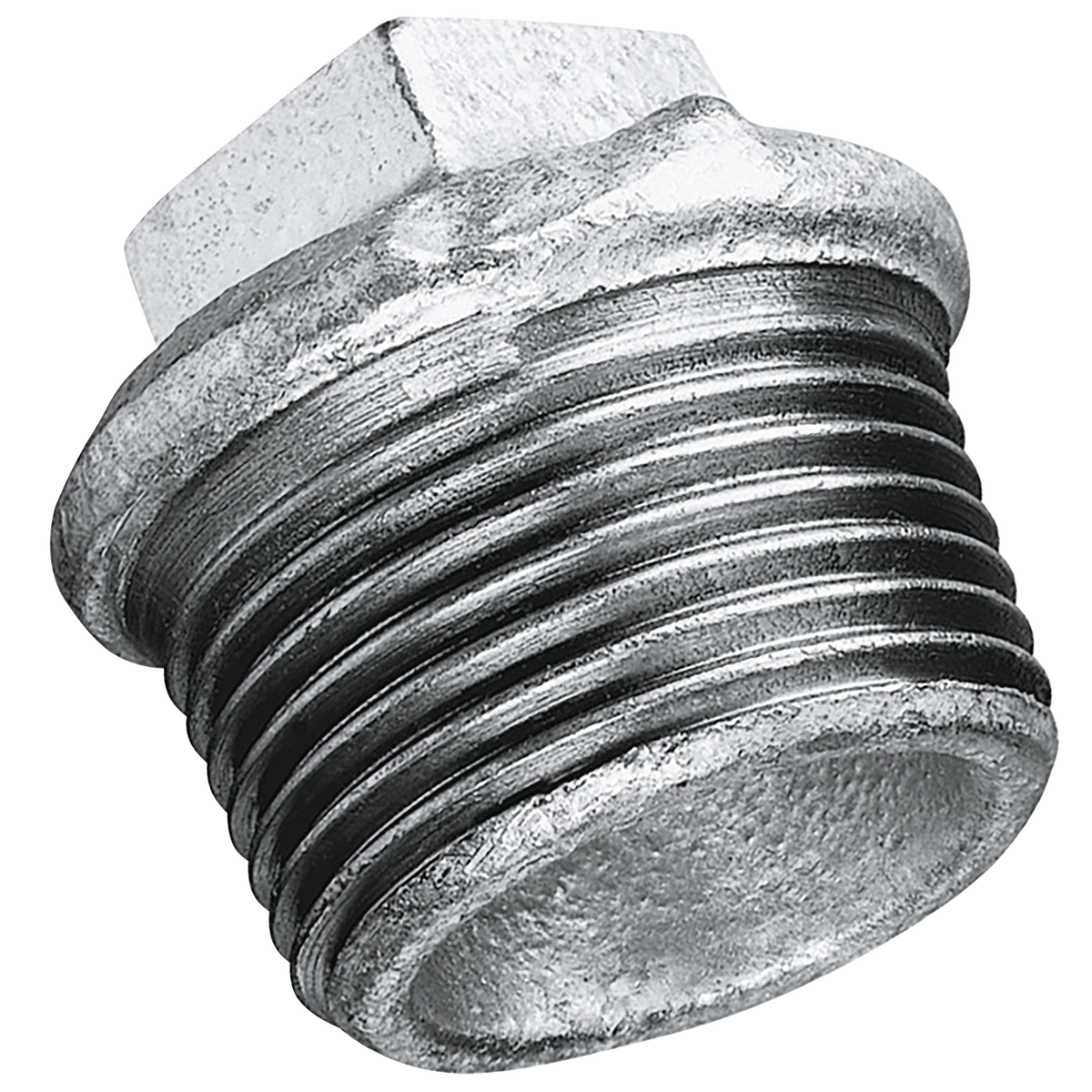 FT Pro - MI290-38 3/8" BSPT Beaded Hollow Plug Galvanised