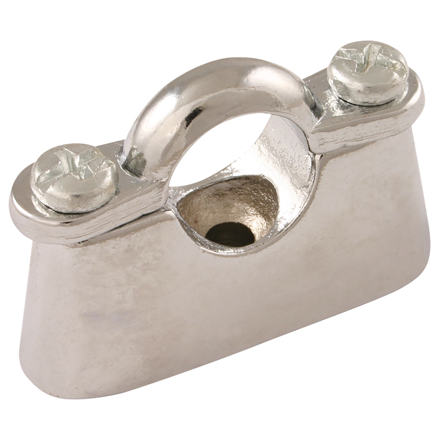 FT Pro - EPS-HB22CP-S 22MM OD Hospital Pipe Clip Chrome Plate