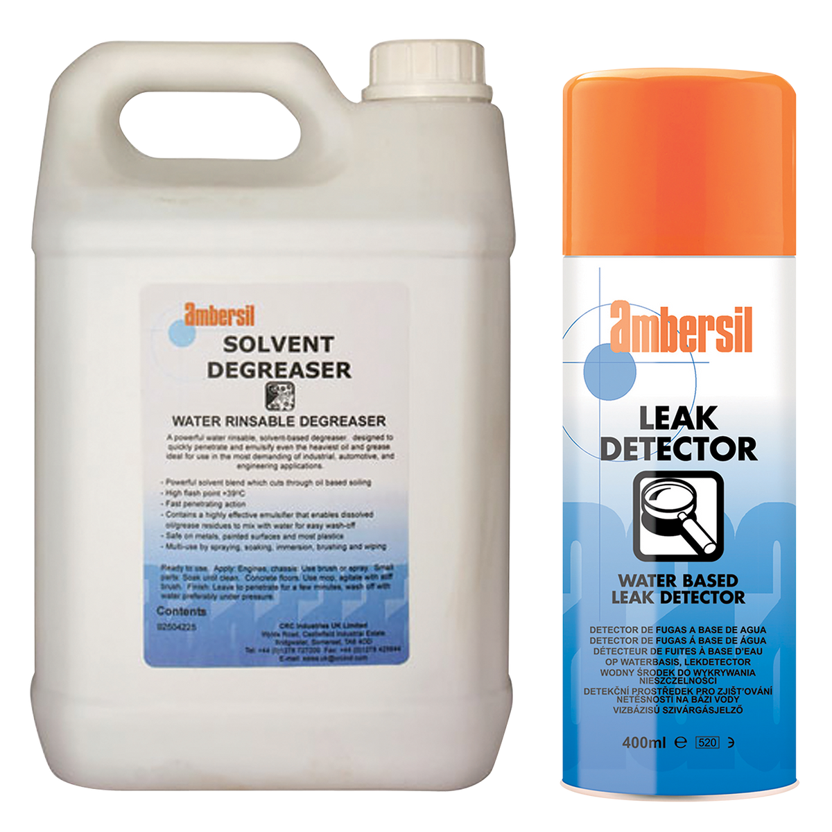 Ambersil 6190019000 - Water Based Leak Detector 400Ml | FluidAirFittings