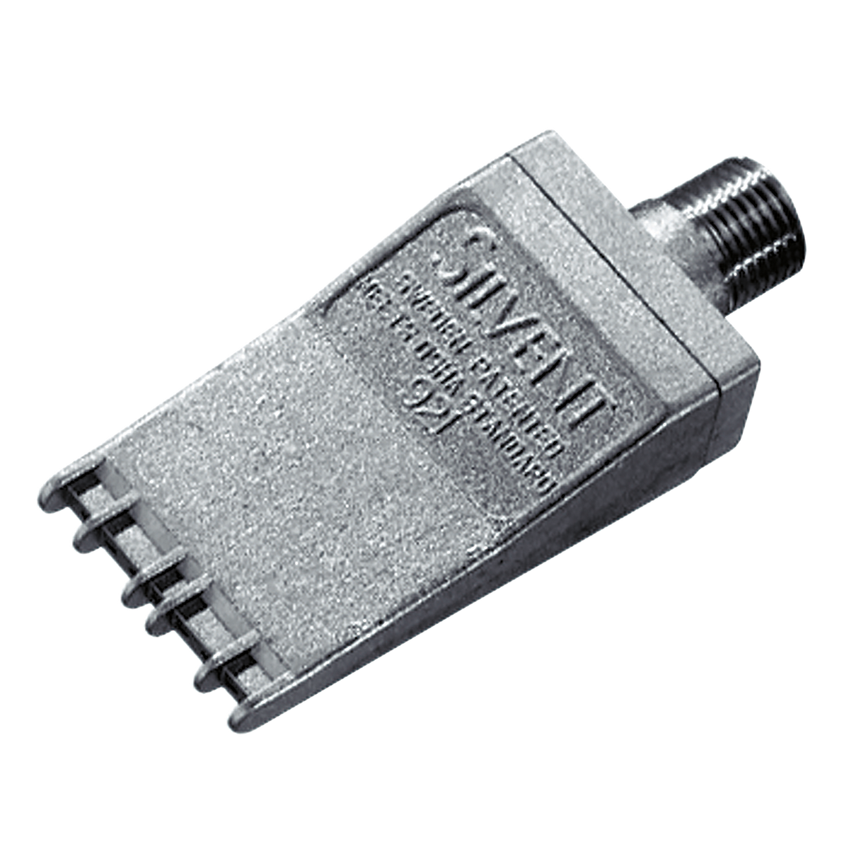 Silvent SIL-920A - 1/4" Male Zinc Flat Nozzle | FluidAirFittings