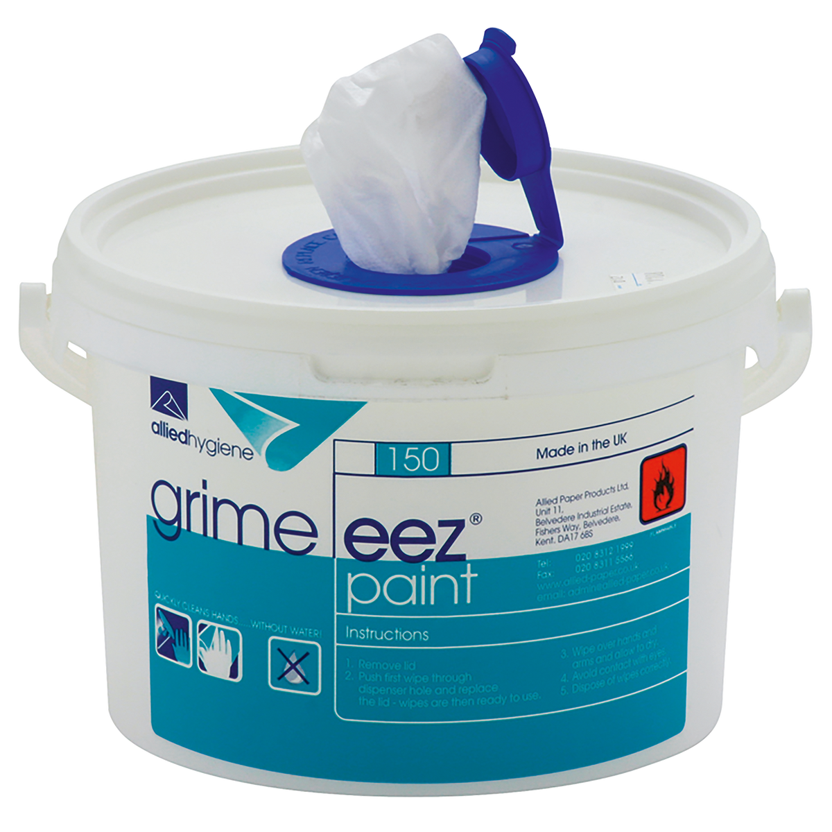 Allied Hygiene IPGP - Paint And Mastic Removing Wet Wipes x 150
