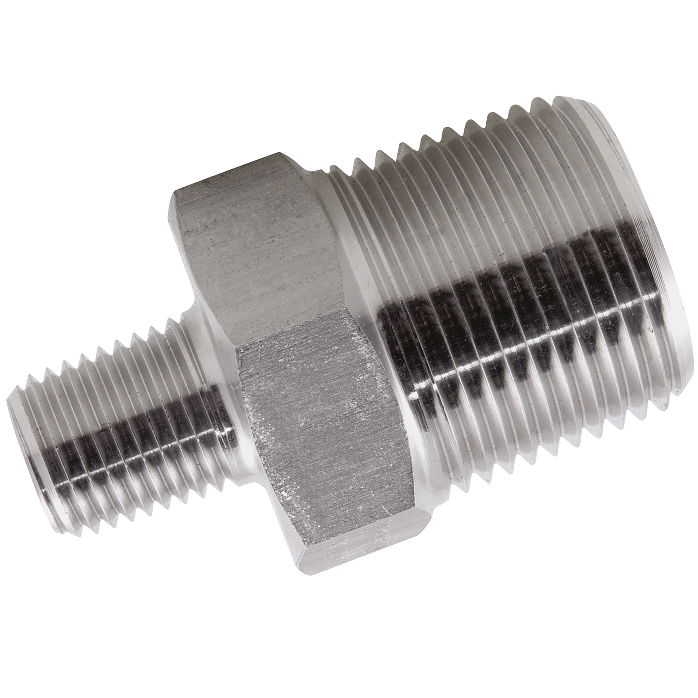 FT Pro 3/4" X 1/2" BSPT M/M Red Nipple 3K 316L 1012-0171 | FluidAirFittings