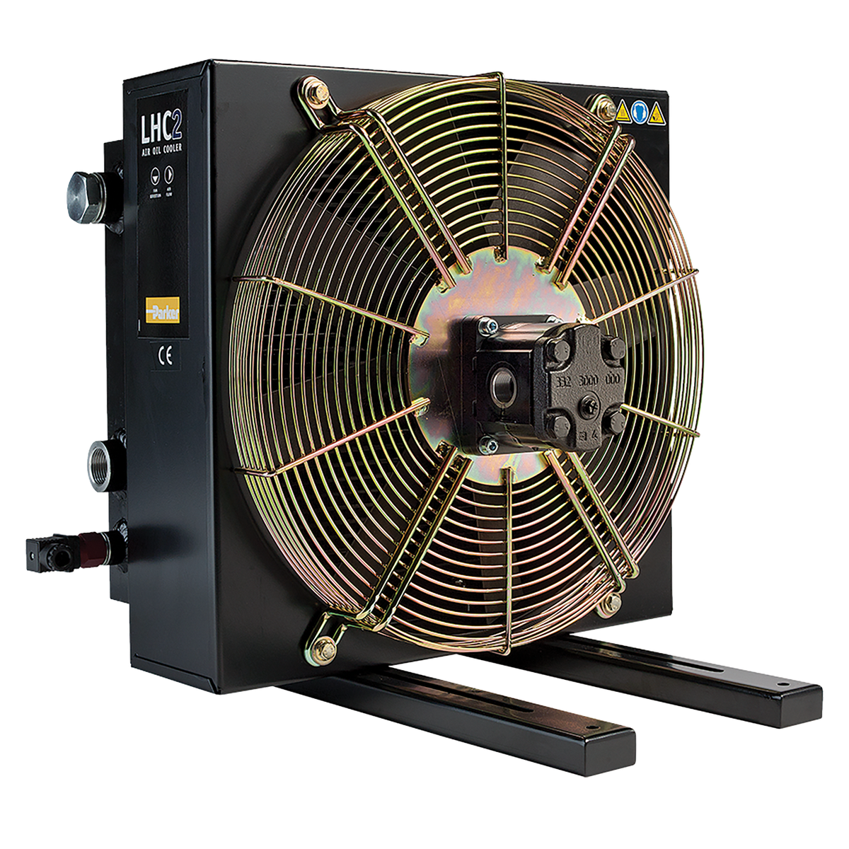 Parker OLAER LHC-3 - 1" BSP Female 0.58 Kilowatt Motor Cooler ...