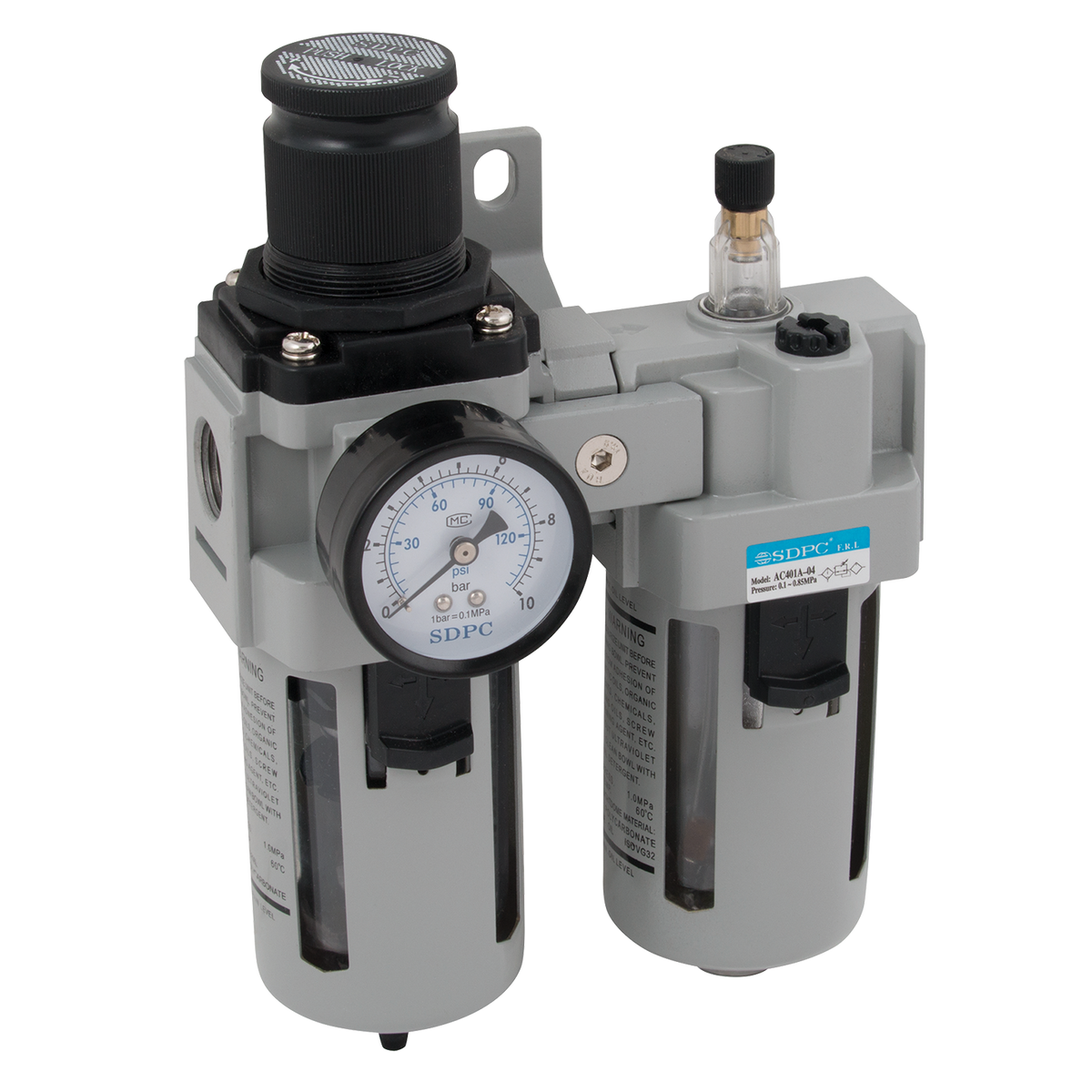 FT Pro - FM2-41-03-C 3/8" BSP Parallel Female Filter Regulator Lubrica