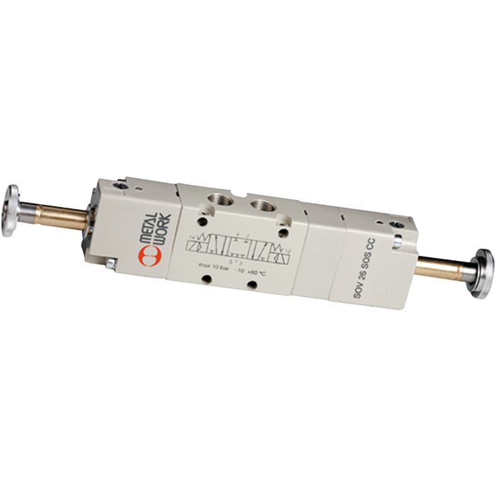 Metal Work 7010022100 - 5/3 G1/8 Cc Solenold/Solenold Valve ...