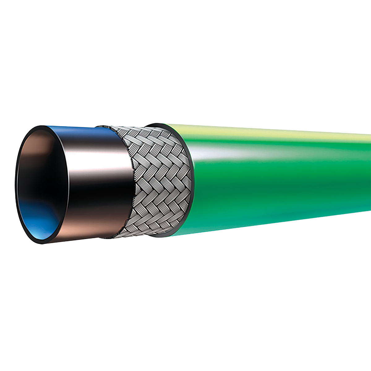 Parker 26.2MM OD X 3/4" ID Multipurpose PUSH-LOK Hose 837BM-12-GRN-RL