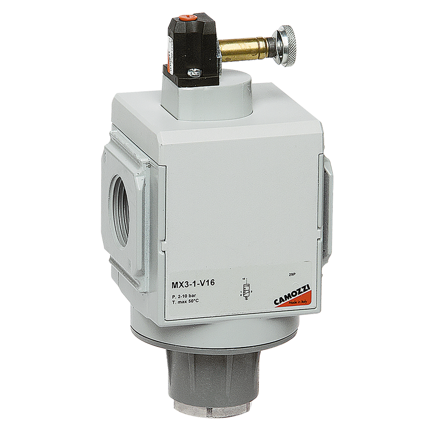 Camozzi Mx2-3/4-V16 - 3/4 L'K Is'N Vlv3/2 Elec Pn Ser Plt Mx2 ...