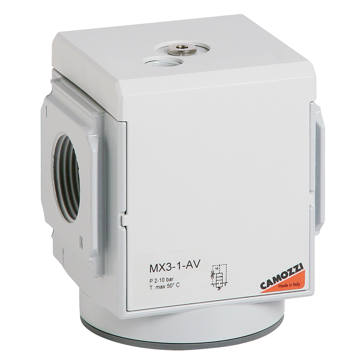 Camozzi Mx3-3/4-AV - 3/4 Soft Start Valve Pneu Op Mx3 — FluidAirFittings