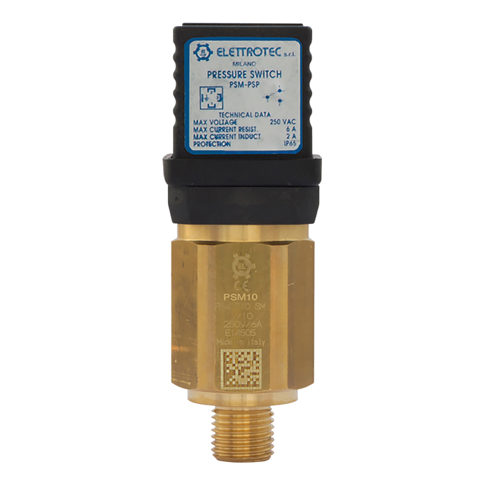 Elettrotec PSM50-BN14K - 50Bar Din Spdt Ahys Pressure Sw Br Ip65 ...