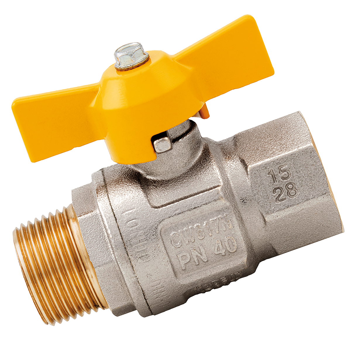 ITAP IT69-38 - 3/8" BSPTm x 3/8" BSPPf Brass Ball Valve Compact ...