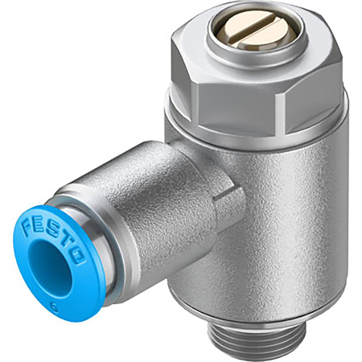 Festo 537076 - Grla-1/8-Qs-8-Mf-D One-Way F/Cont Vlve — FluidAirFittings