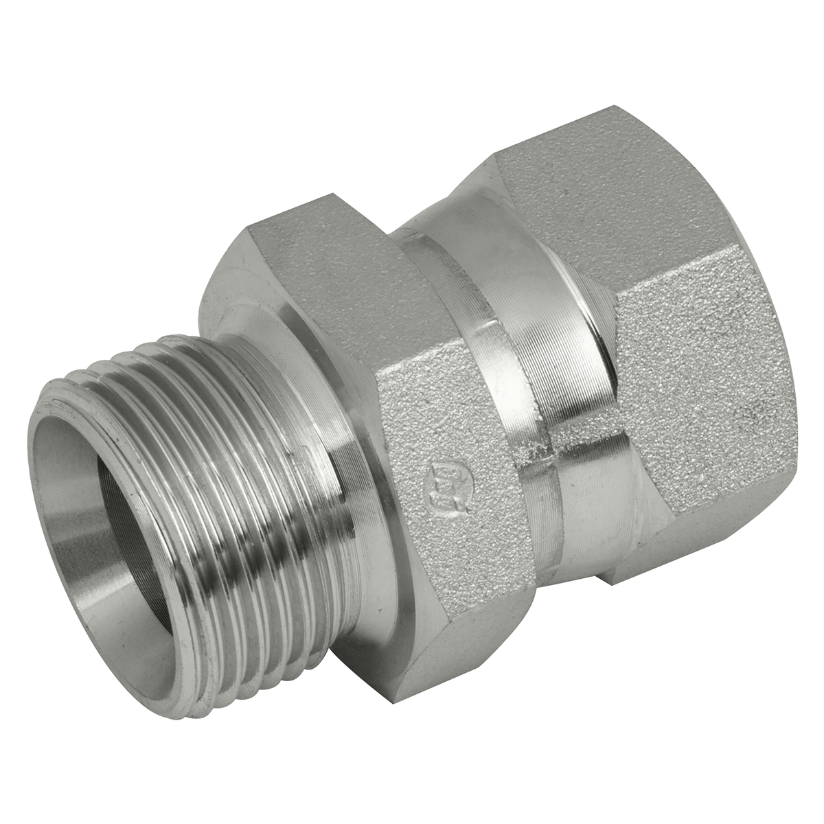 Brennan 1" BSPP Male X 1.1/16" JIC Female SW Steel 37-4130-12-16 ...