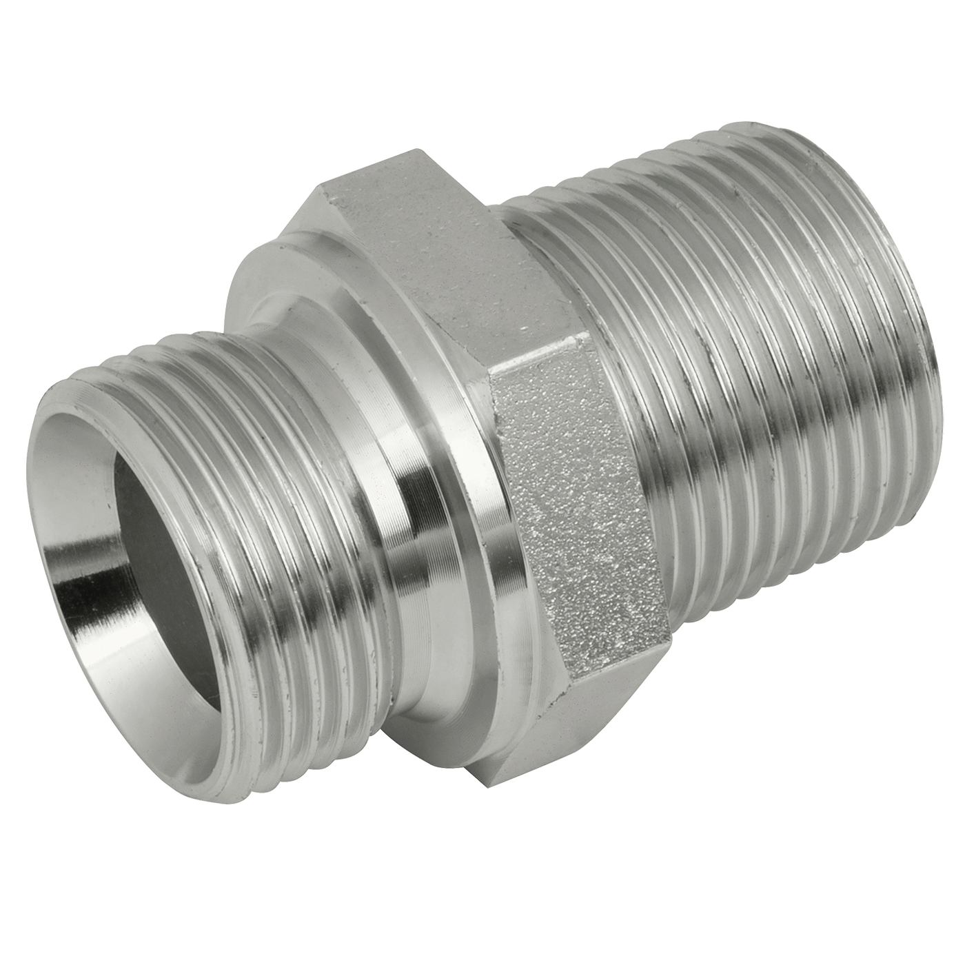 Brennan 60-6001-02-4 - 1/8" BSPP x 1/4" BSPT Male Adaptor | FluidAirFittings