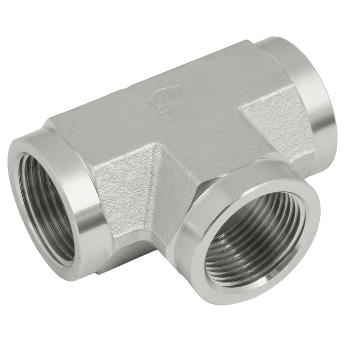 Brennan 60-3005-16-16-16 - 1" BSPP Female Fixed Equal Tee Steel ...