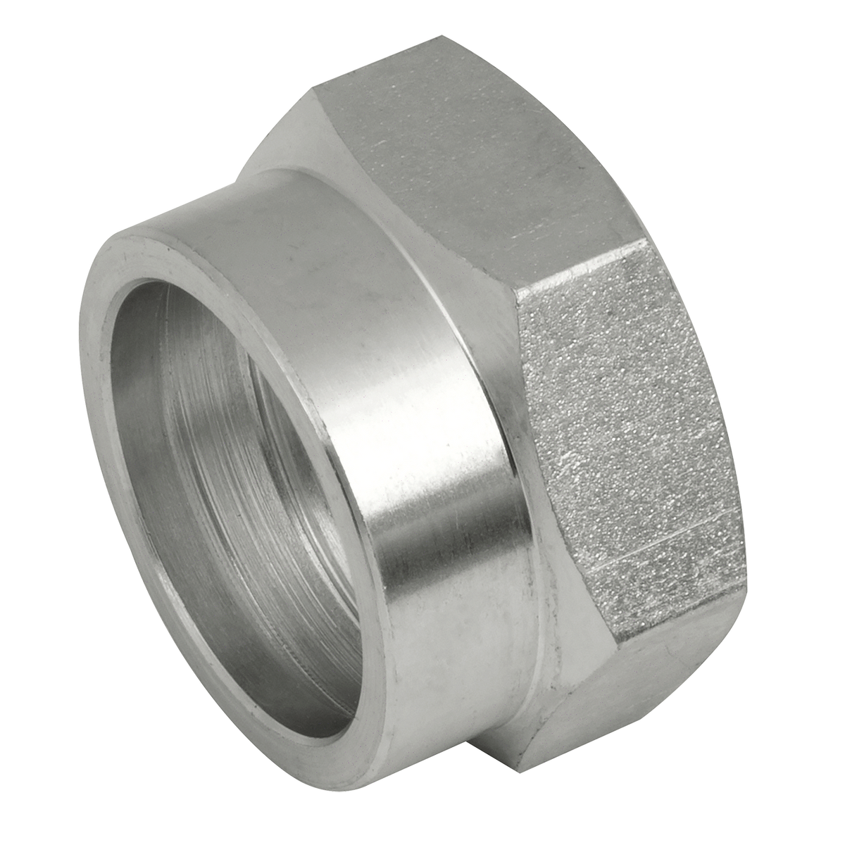 Brennan 60-6033-8 - 1/2" BSPP Female Crimp Steel Nut" | FluidAirFittings