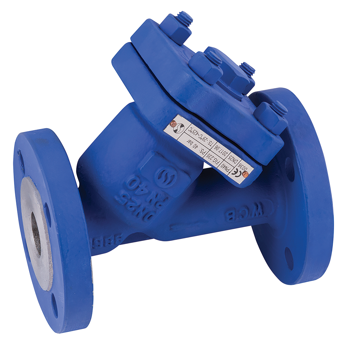 HUK 235 12 - 4" Pn25/40 Wcb Body Y Strainer — FluidAirFittings