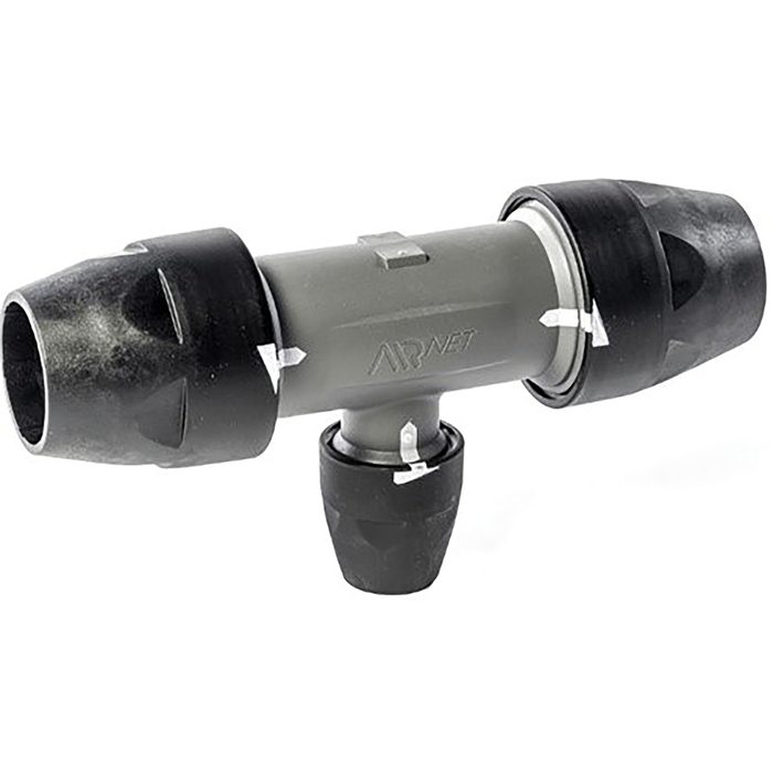 Airnet 2811-4107-80 - 40mm x 40mm x 20mm Reducing Tee | FluidAirFittings