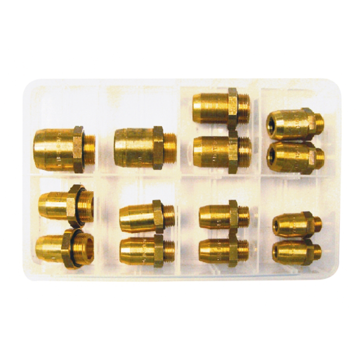 Sirit 08ABK - Assorted Male Stud Couplings 14 Piece Mix Box ...