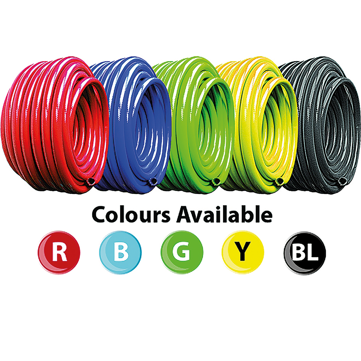 PVC10B - 3/8" I/D Pvc Tube Blue 30 Mete Coil — FluidAirFittings