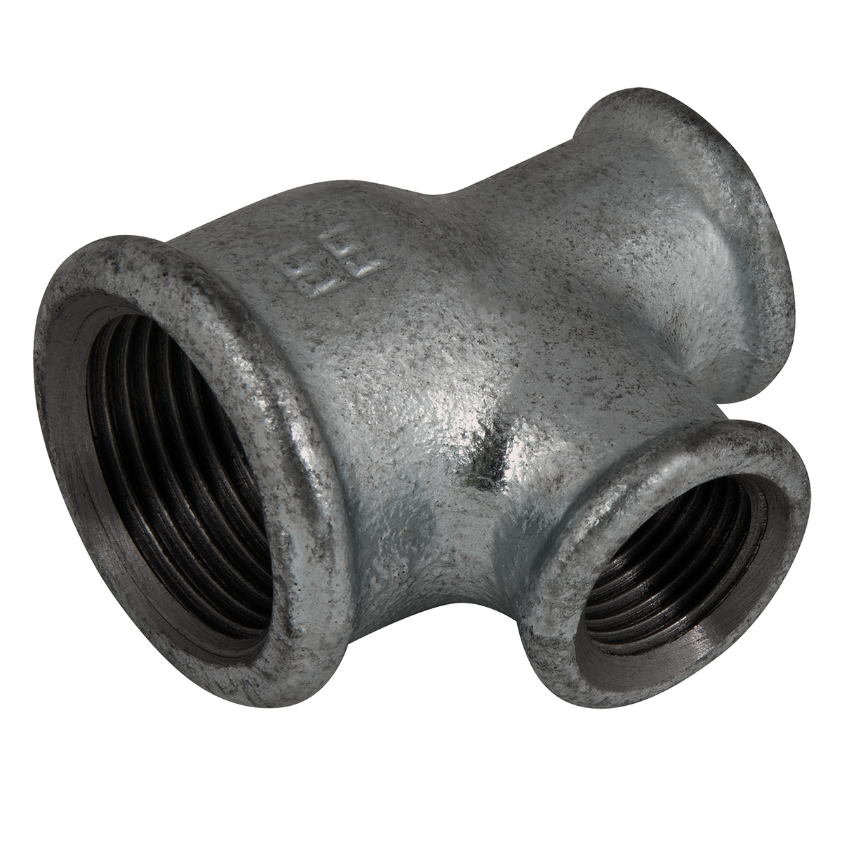 EE Galvanised Tee Reducing On Run and Branch 1" X 1/2" X 3/4 ...