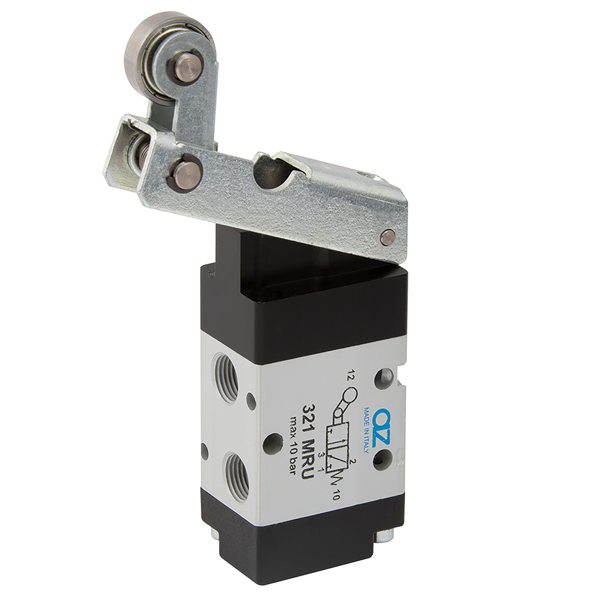 321MRU - 3/2 Uni-Directional Valve G1/8 -Mechanically Actuated Valve ...