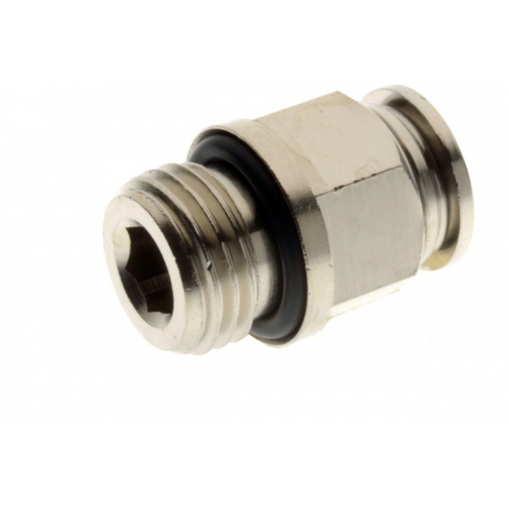 Aignep 57000 Series Male Stud M5 - 4mm Tube | 570204-M5 | FluidAirFittings